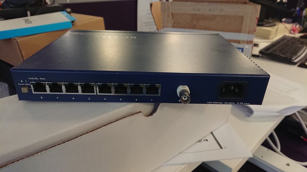 Free: 10BaseT/10Base2 Ethernet hub (West Chesterton, CB4)