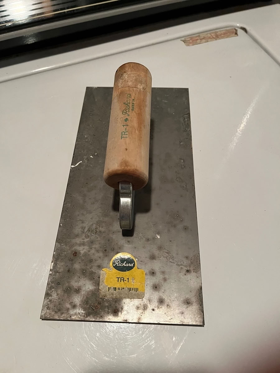 Free: Metal float for plastering (Hintonburg)