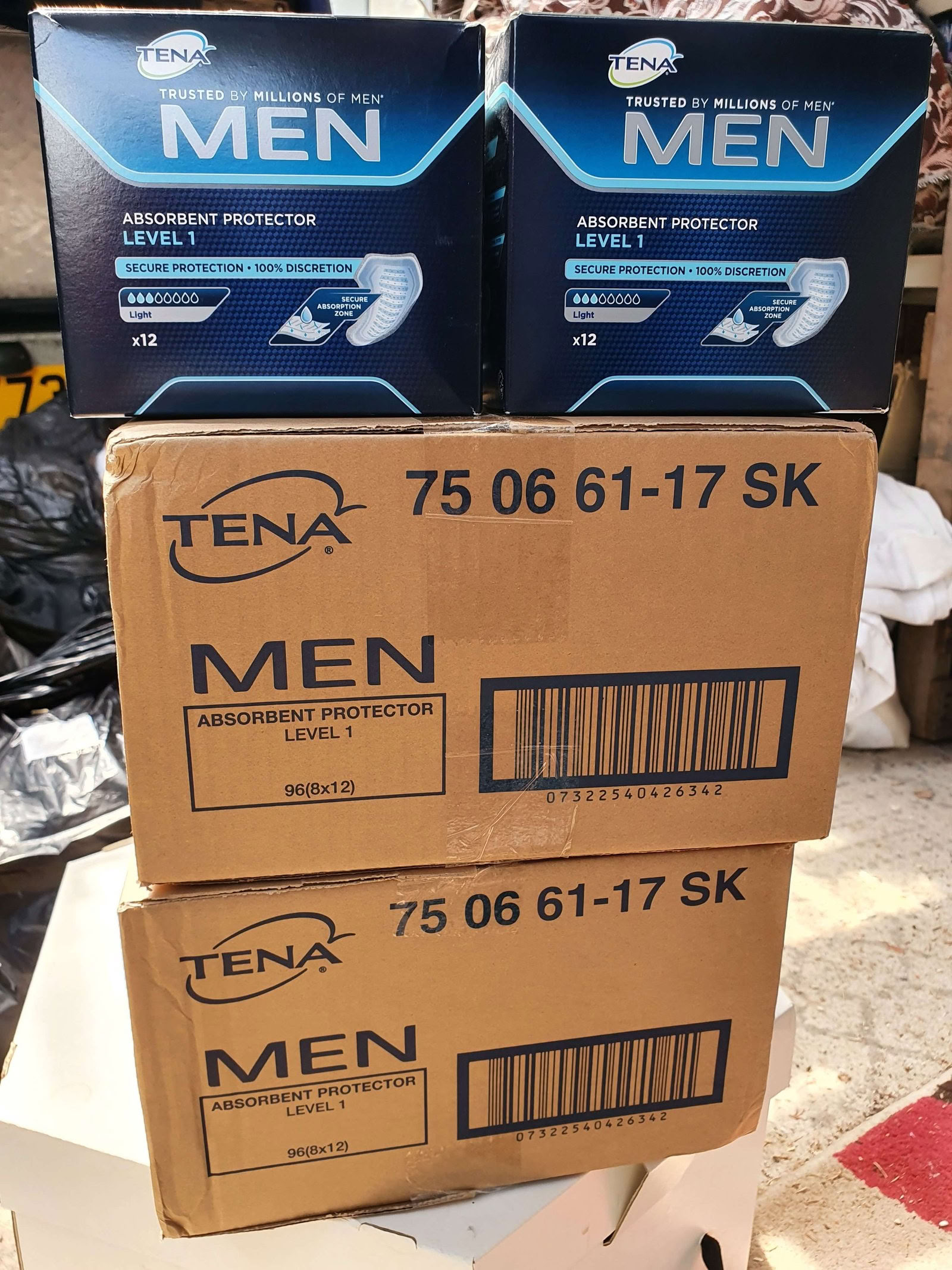 Free: Tena Men 1 pack with 11 pads (Booker HP12) - High Wycombe Freegle