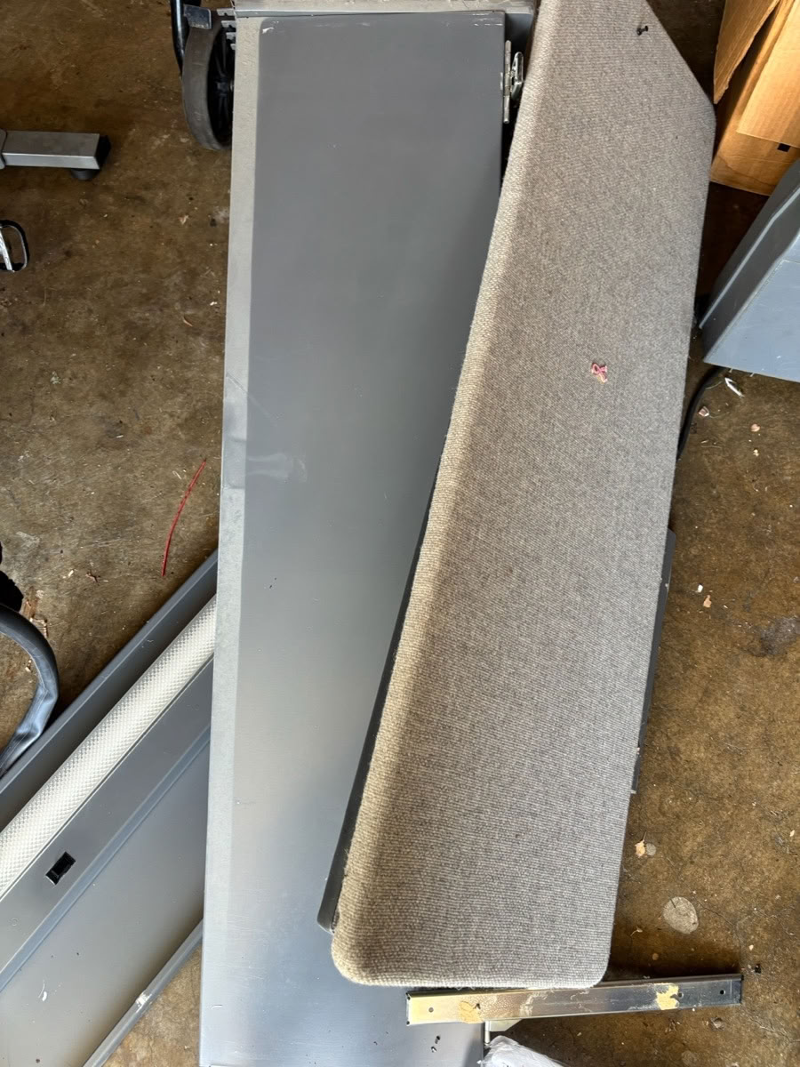 Free: Disassembled cubicle enclosed shelf (Mitty High area)