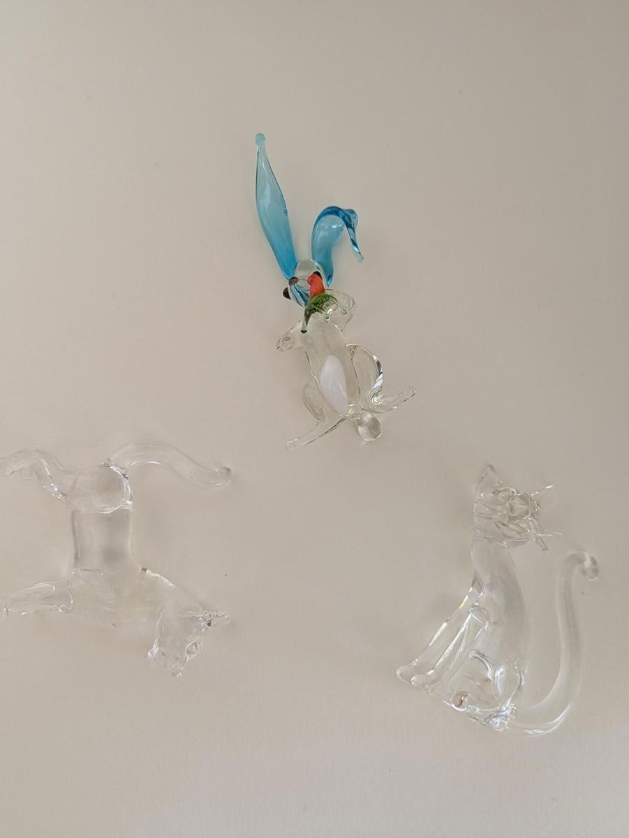 Free: 3 glass animals (Coombe Bissett SP5)