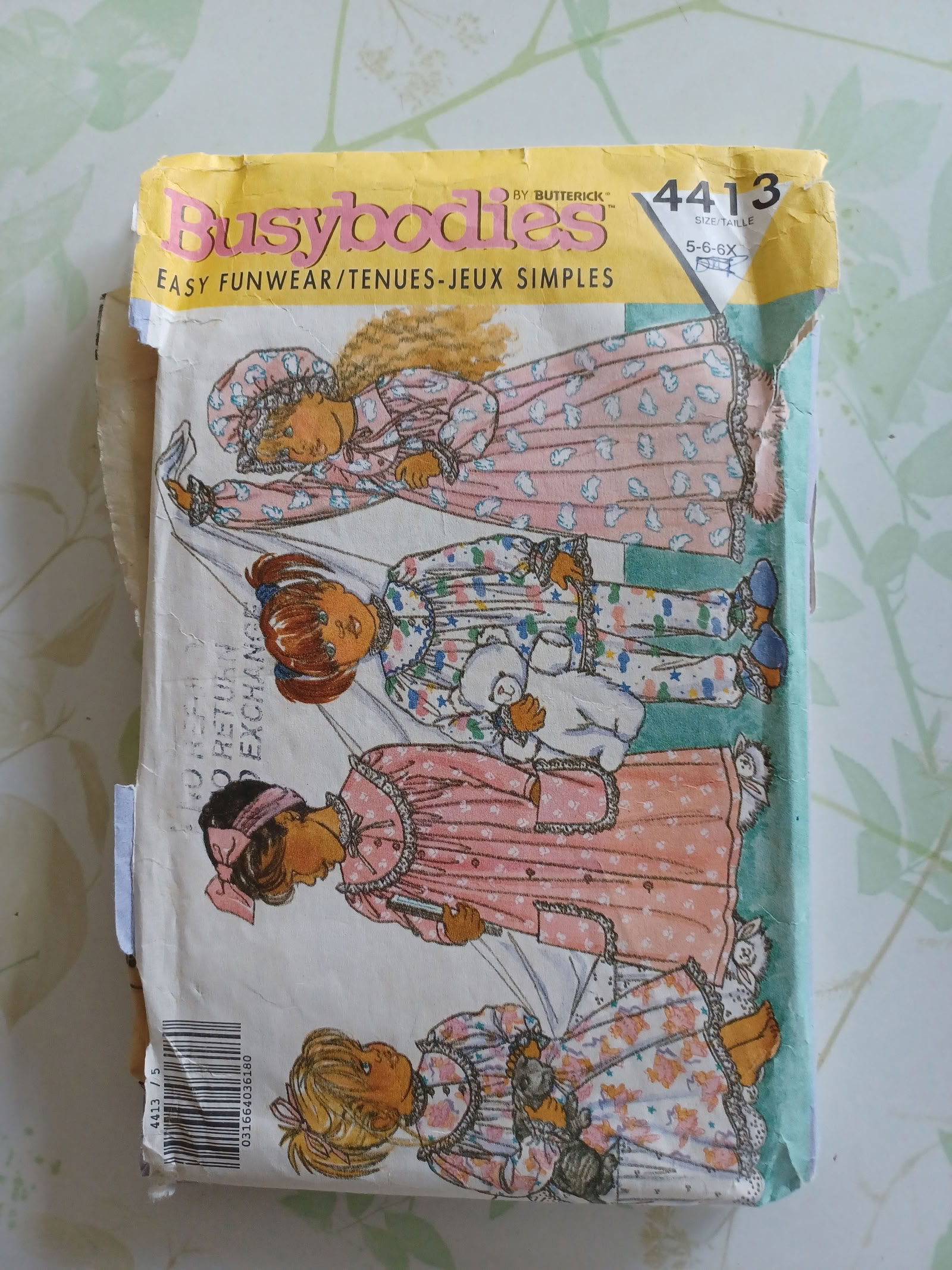 Free: Sewing patterns (Toddler-7YO) (Carlingwood)
