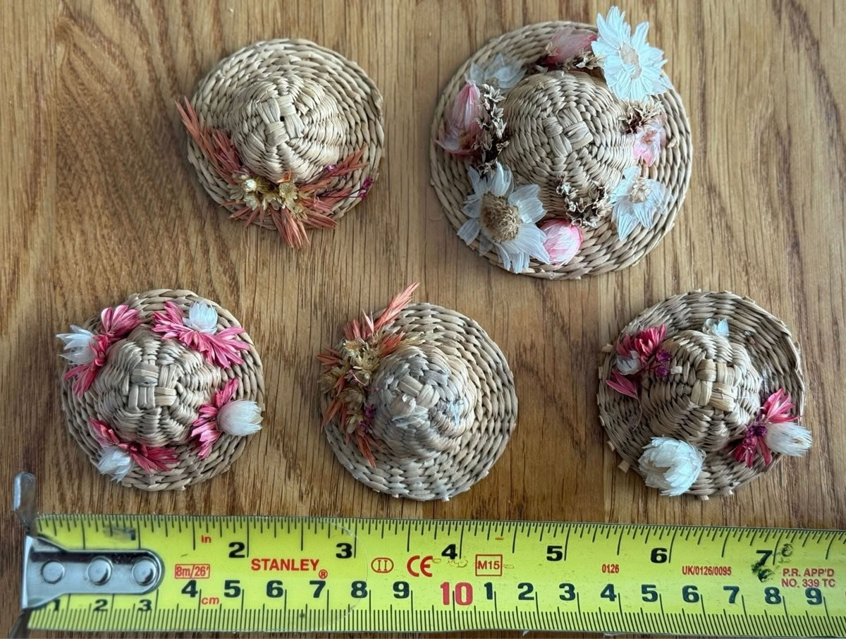 Free: Miniature Straw Hats (GU22) - Woking Freegle