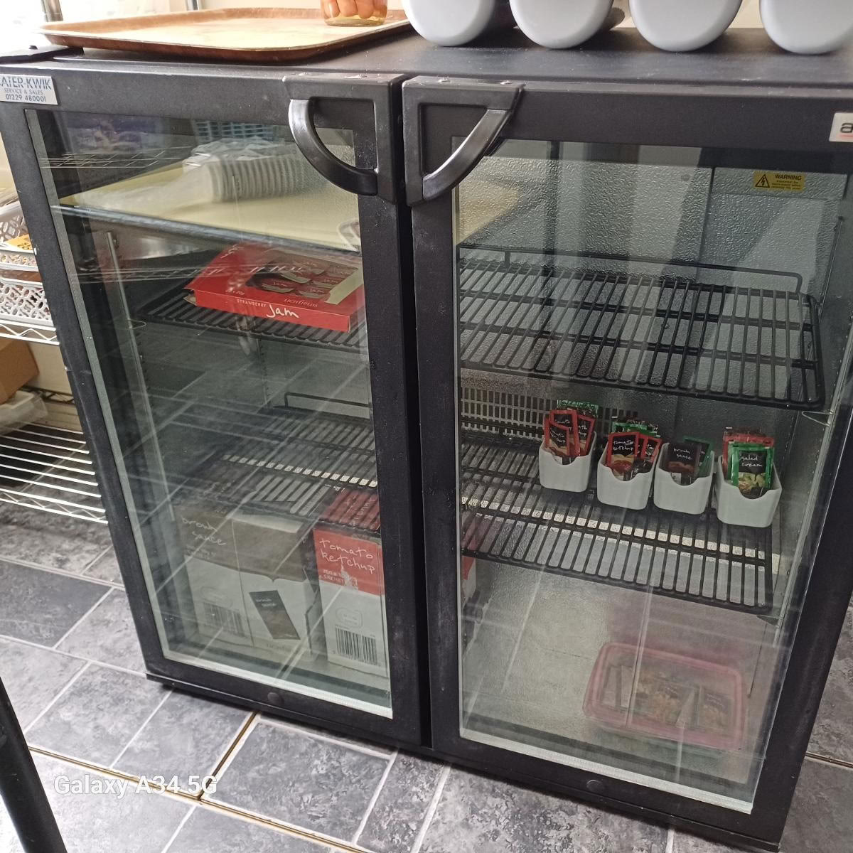 Free: Broken glass fronted fridge (Birkenhead, CH42)