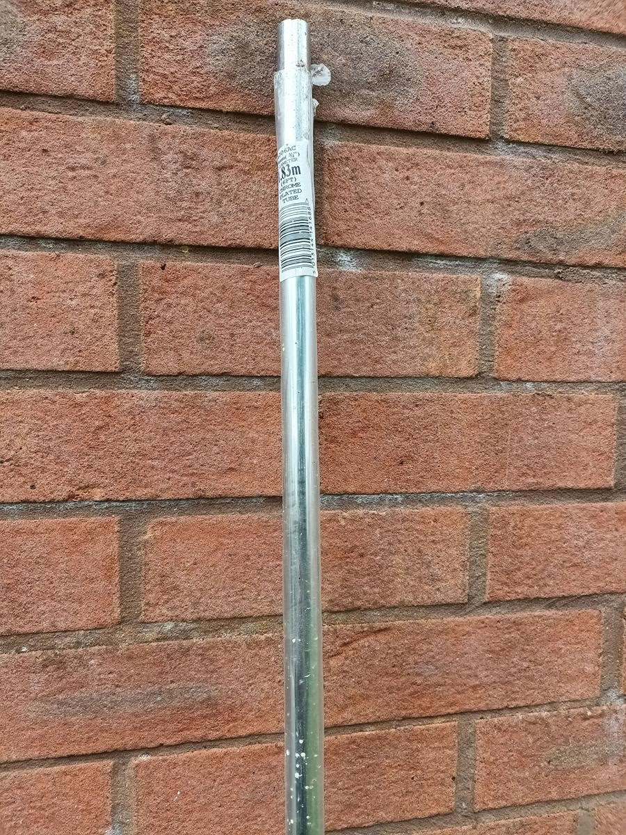 Free: New 6 foot chrome poles (Melksham)