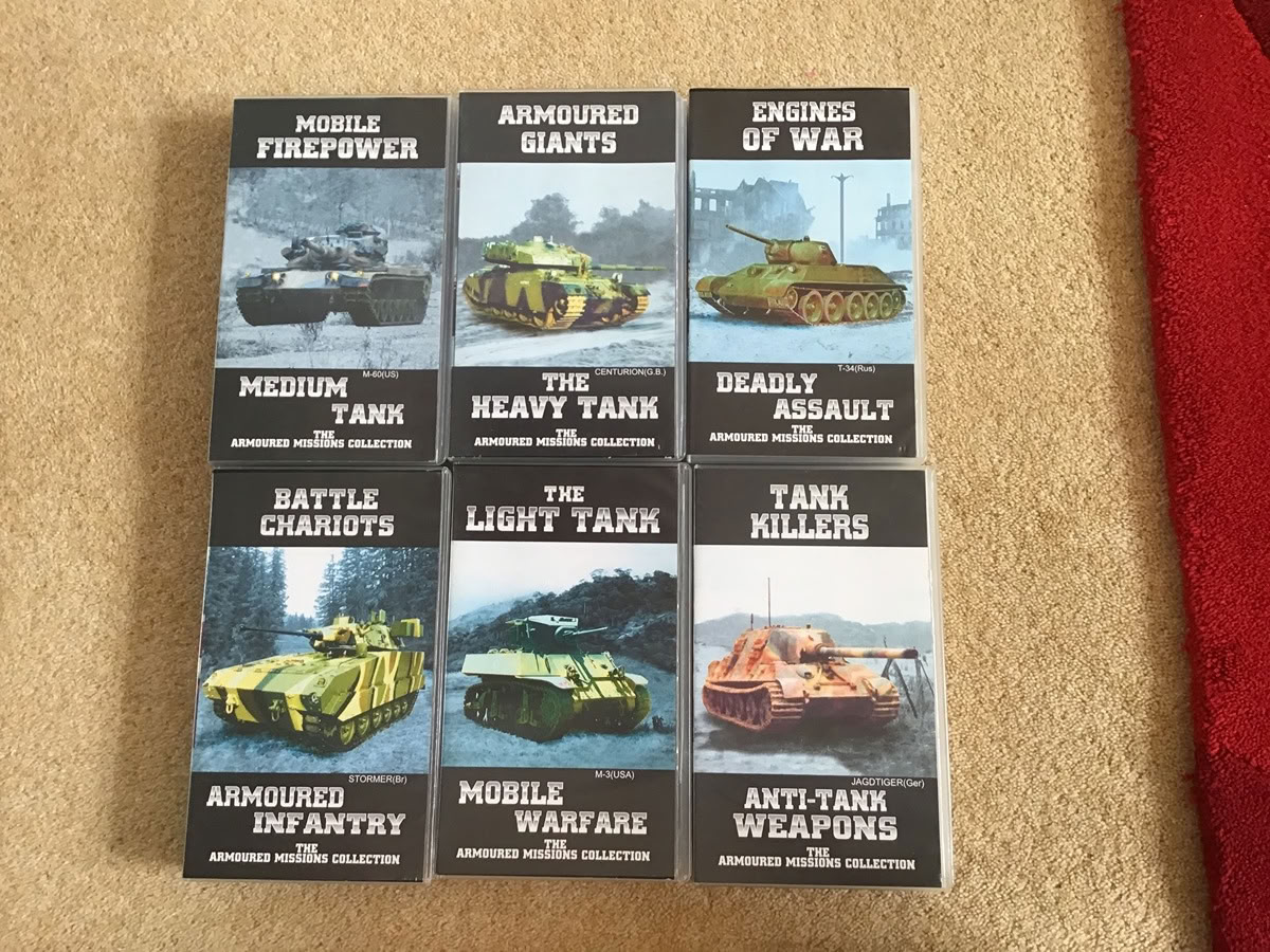 Free: Tank VHS Tapes (BN27) - Uckfield and Heathfield Freegle