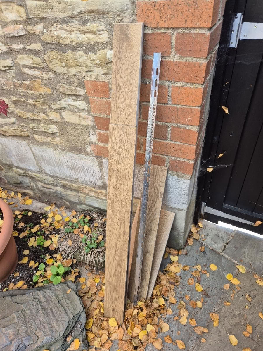 Free: Offcuts of wood effect floor tiles (Sharrow S11) - Sheffield Freegle