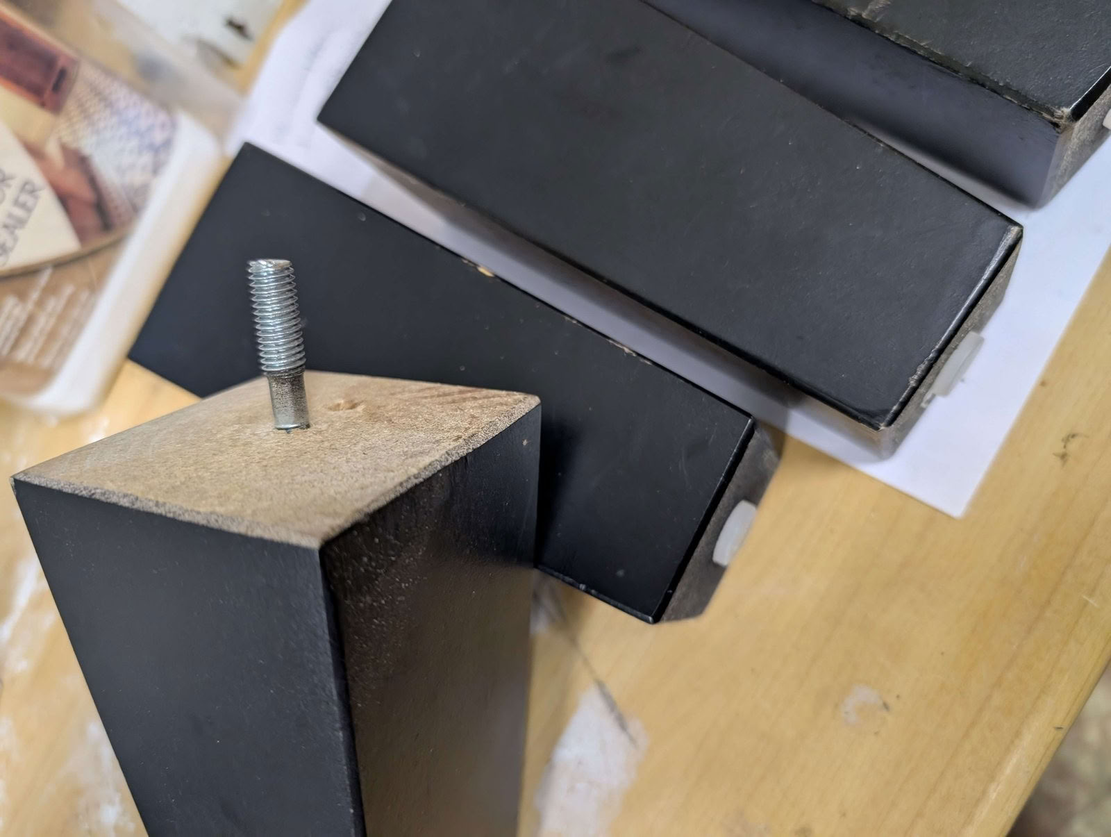 Free: Four sofa legs , dark (Kidlington OX5) - Cherwell Valley Freegle