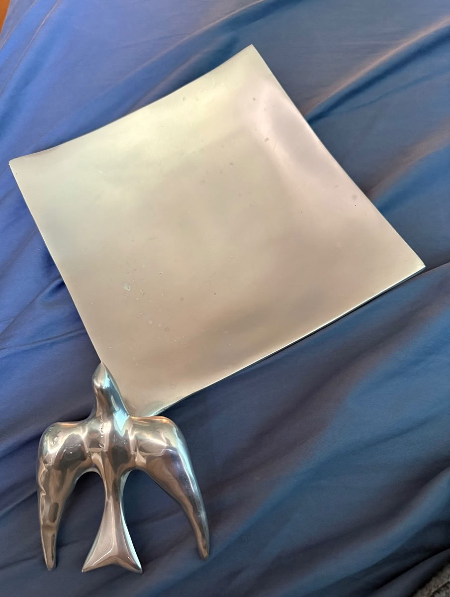 Free: Silver plated dove dish (Mohegan Lake)