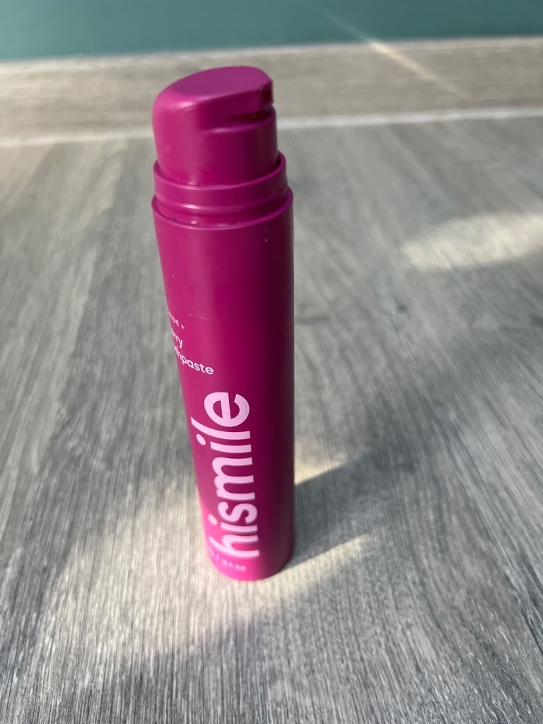 Free: Hismile Cherry Toothpaste. About half left. (Southsea PO4) - Portsmouth Freegle