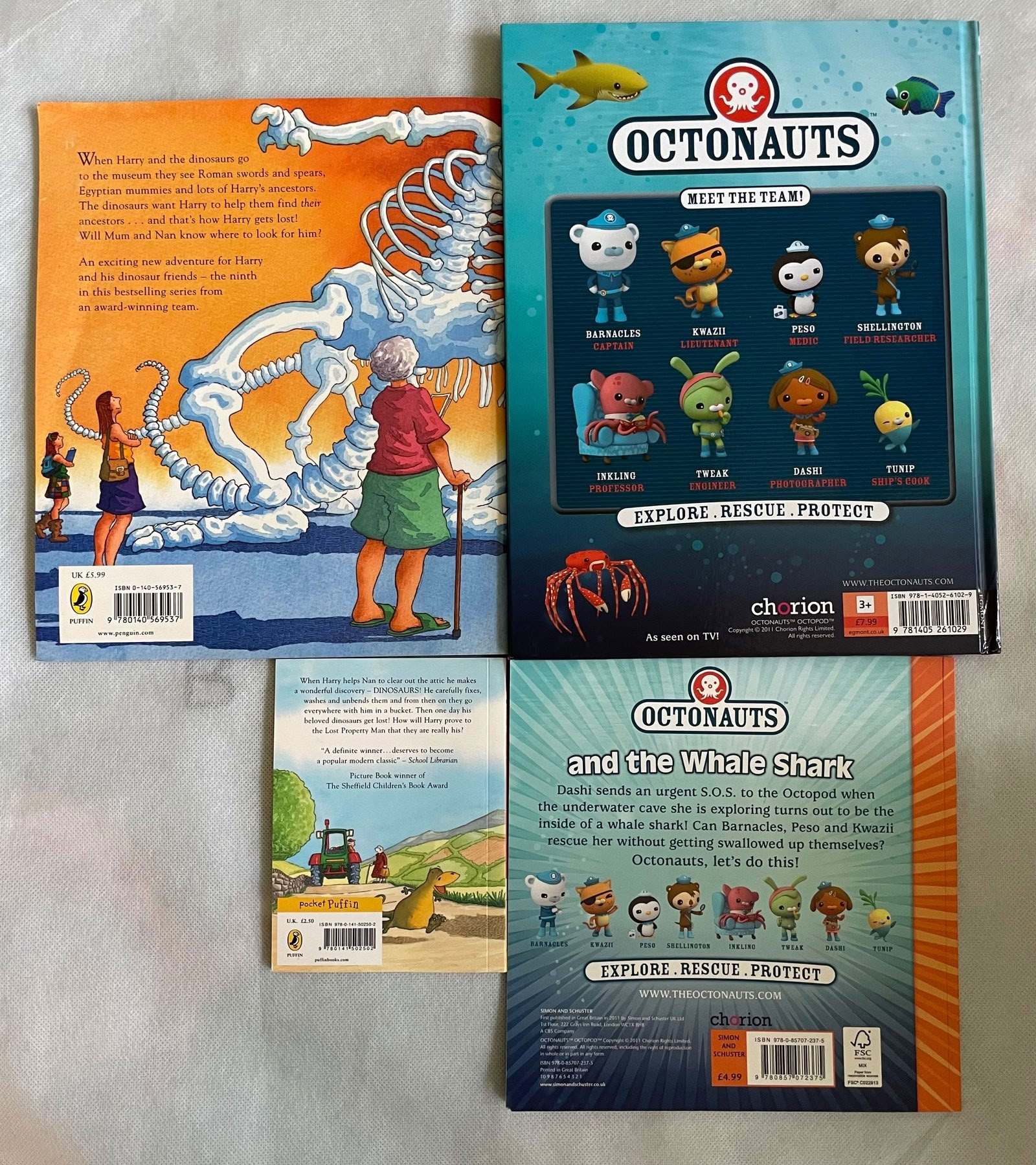 Free: Octonauts and Harry books (Dean EH4) - Edinburgh Freegle