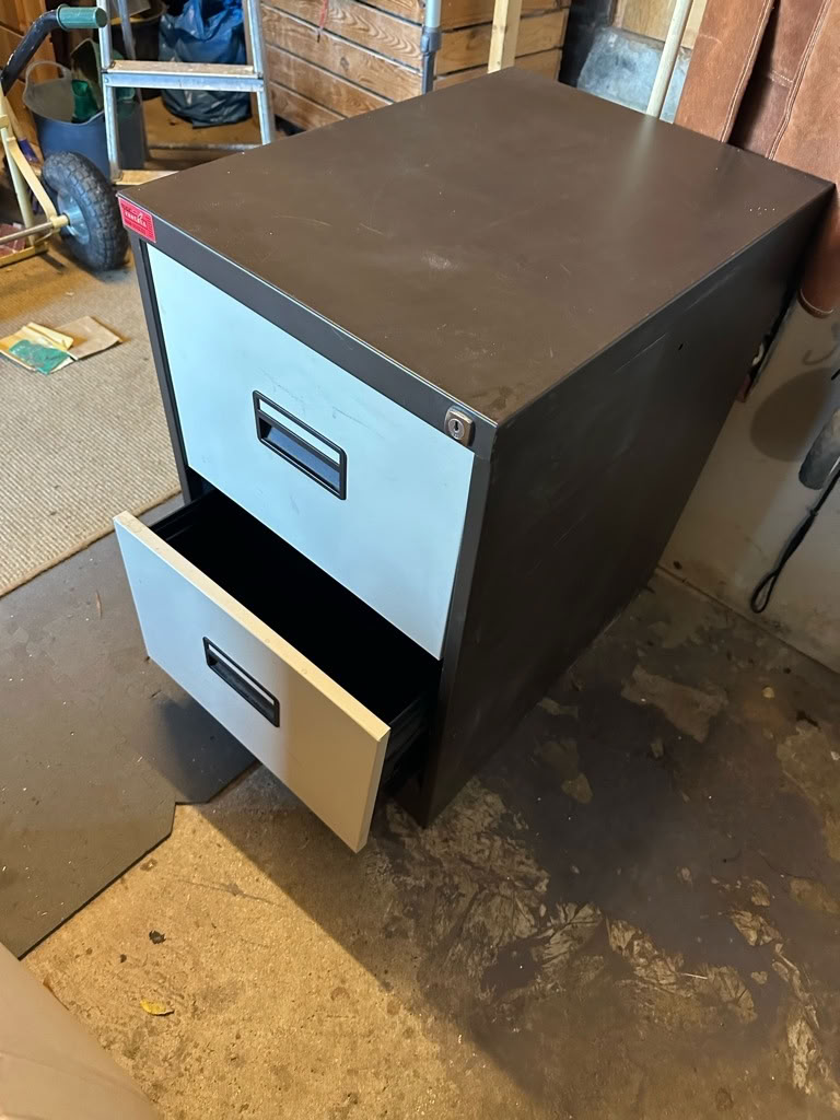 Free: Two Drawer Filing Cabinet (Halton LA2) - Lancaster Morecambe Freegle
