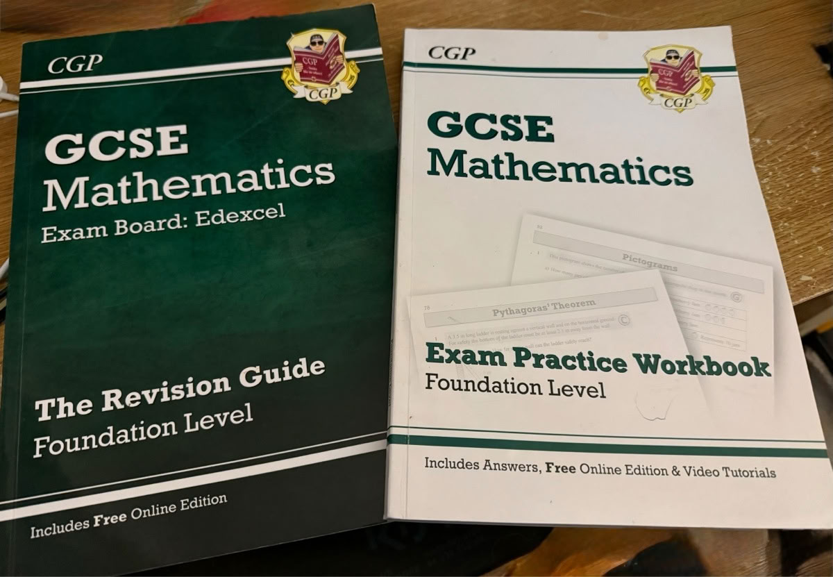 Free: CGP GCSE Mathematics books x 2 (Hadleigh SS7) - Rochford and Rayleigh Freegle