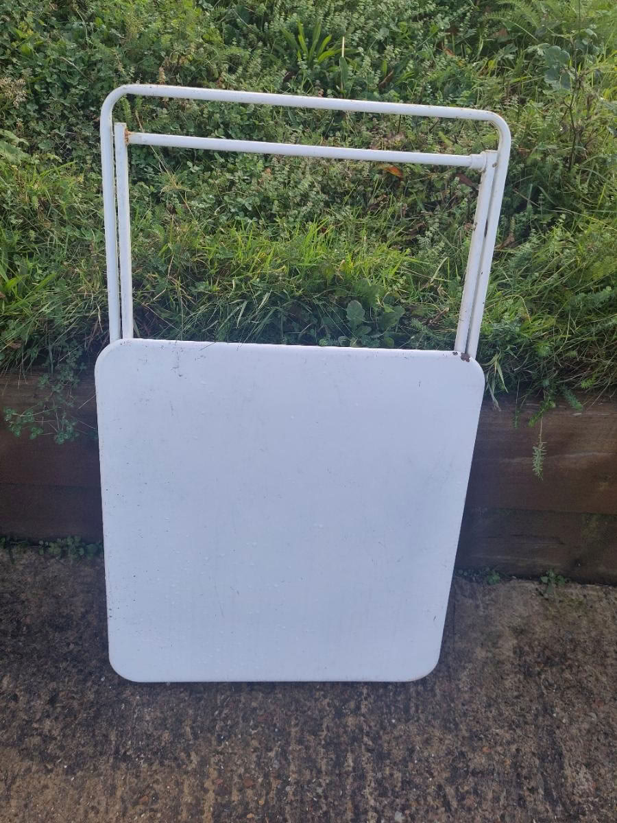 Free: Fold up metal table (Bexhill old town, TN40)