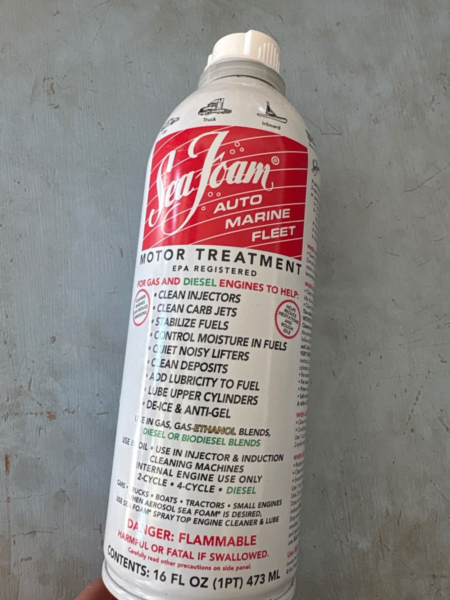 Free: Sea foam motor treatment (94087) - Cupertino Free