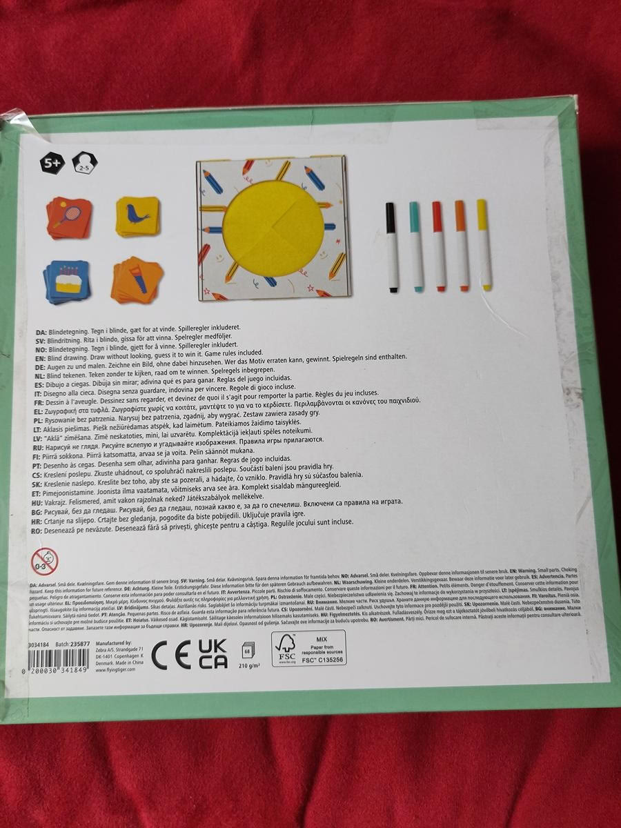 Free: Blind drawing game for children (L1 Liverpool City Centre)