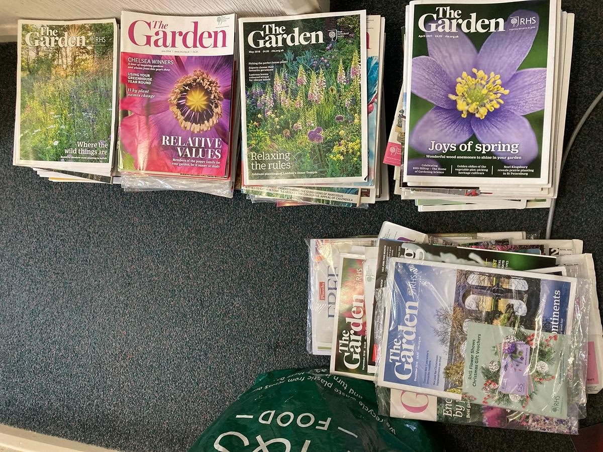 Free: RHS over 100 The Garden Magazines (CM12)