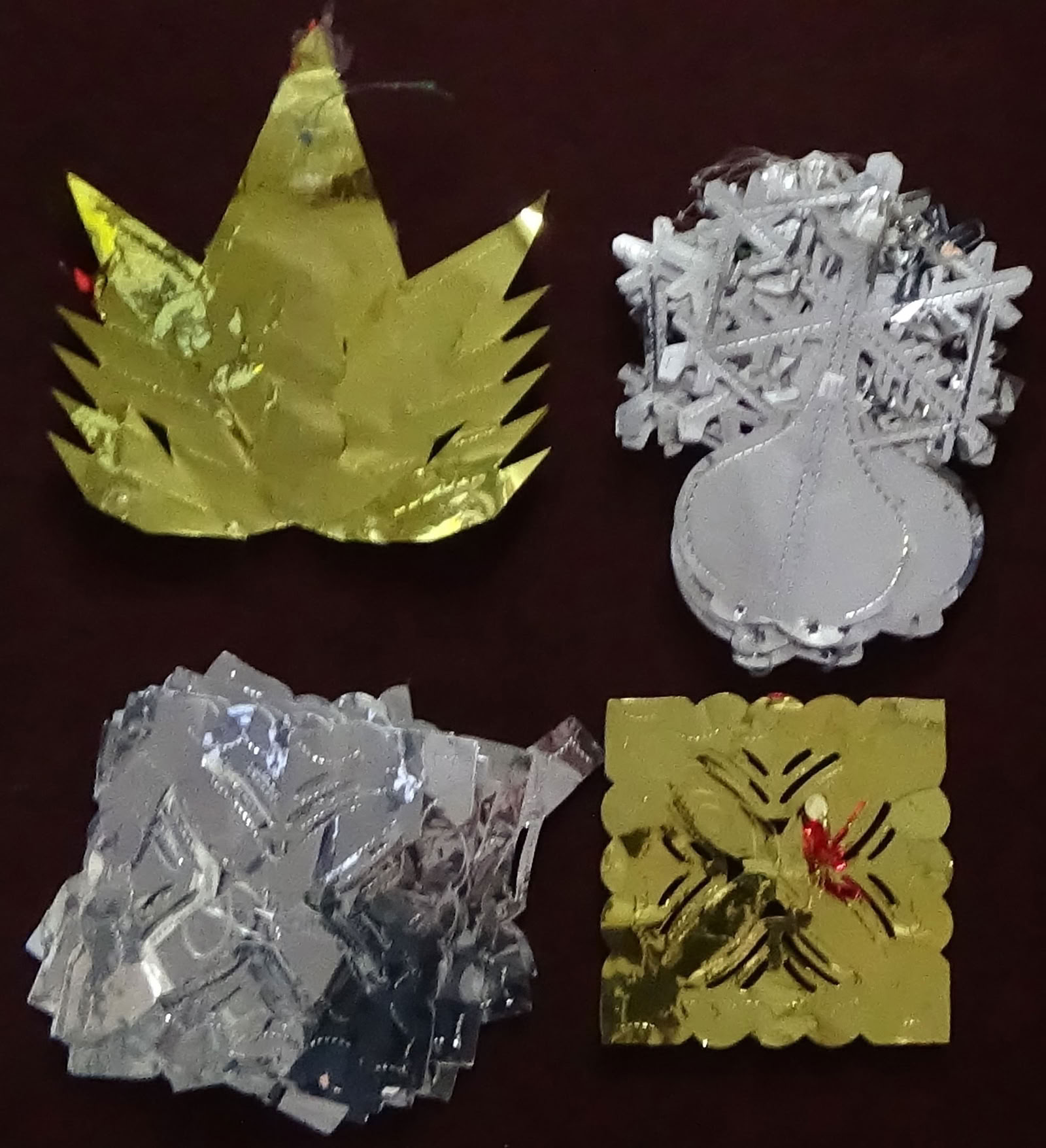 Free: 4 Concertina Style Xmas Decorations (S8 Lowedges) - Sheffield Freegle