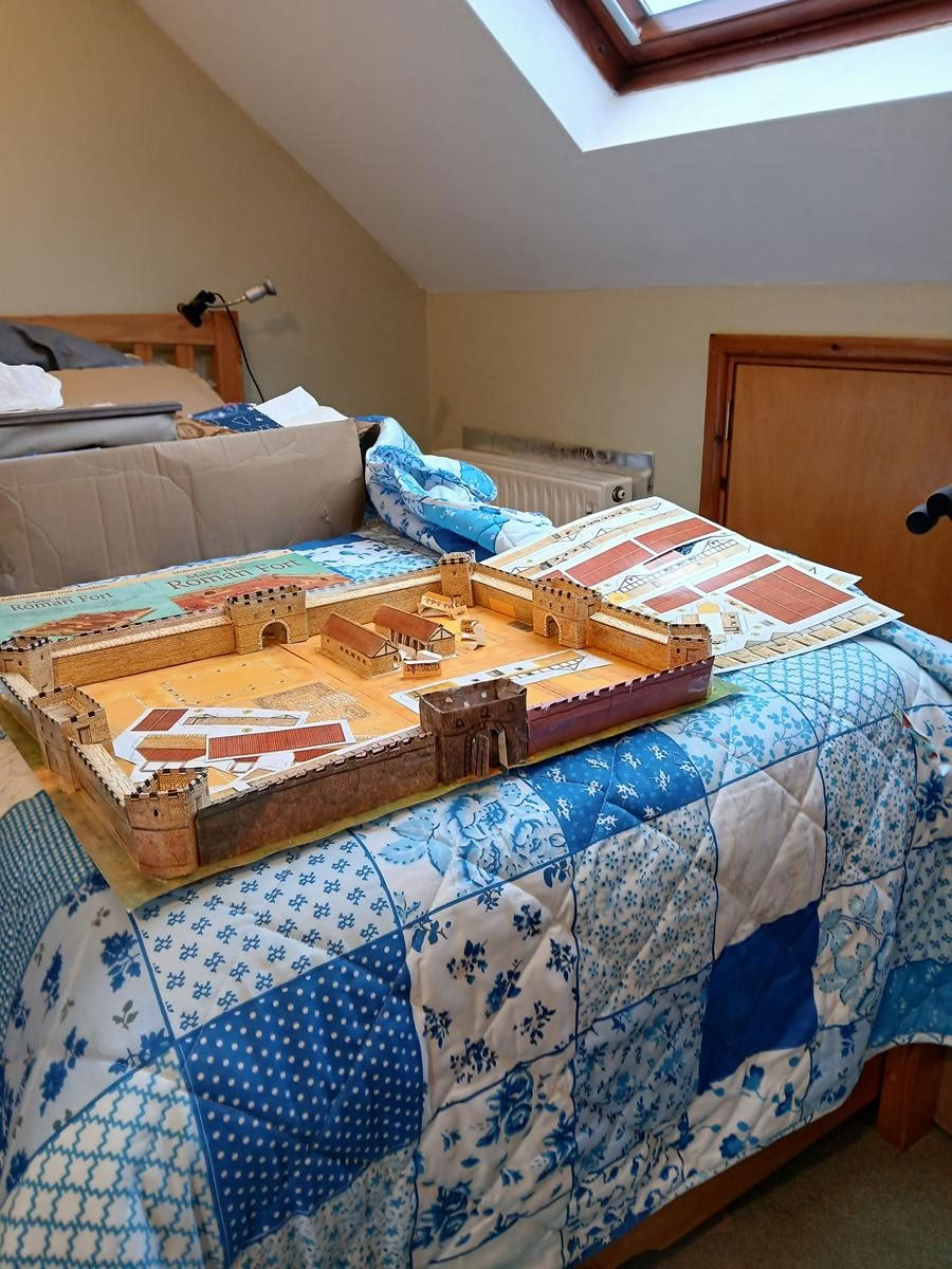 Free: Roman fort model to make (CF5 Culverhouse cross) - Cardiff Freegle