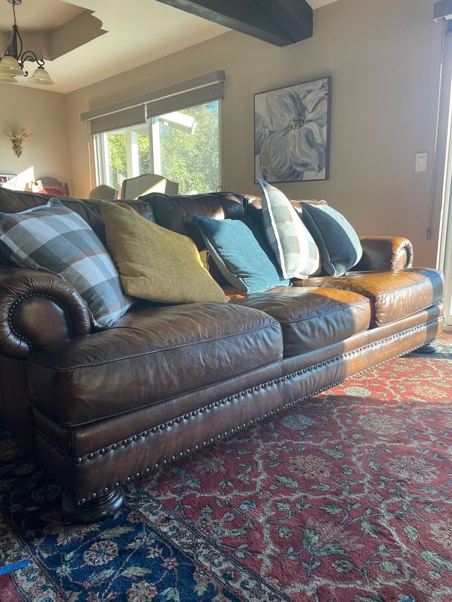 Free: Premium Bernhardt Leather Couch (Morgan Hill West Side.)