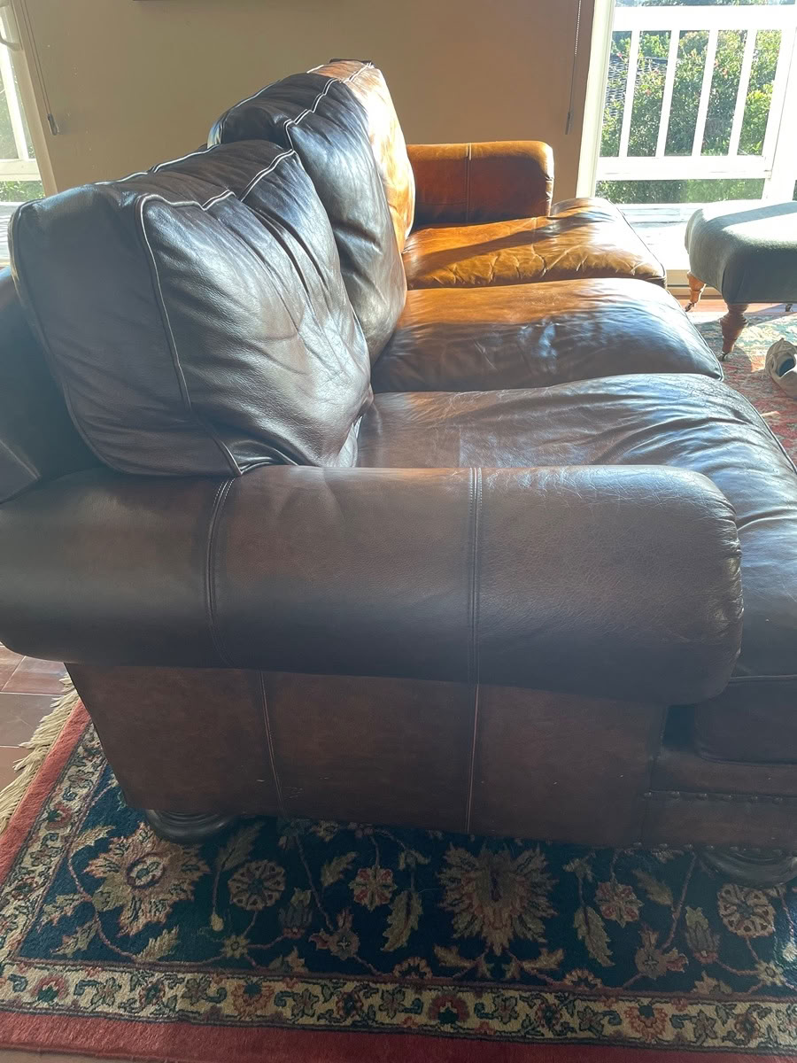 Free: Premium Bernhardt Leather Couch (Morgan Hill West Side.)