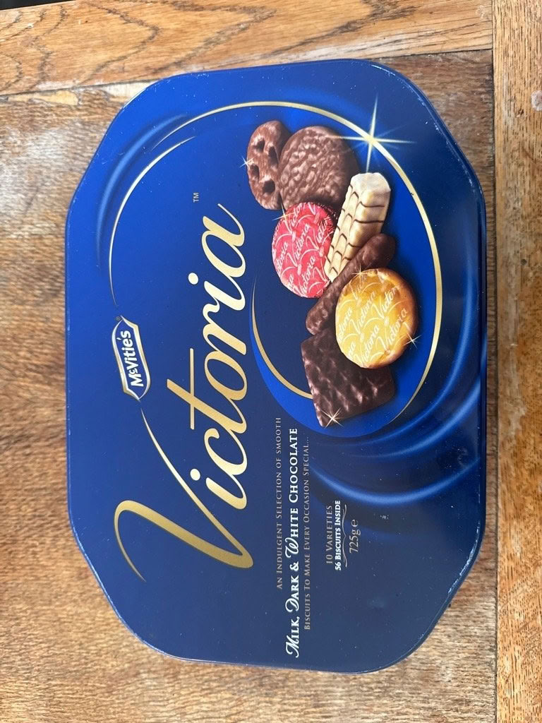 Free: Biscuit tin (Roman Verulamium AL3) - St Albans Freegle