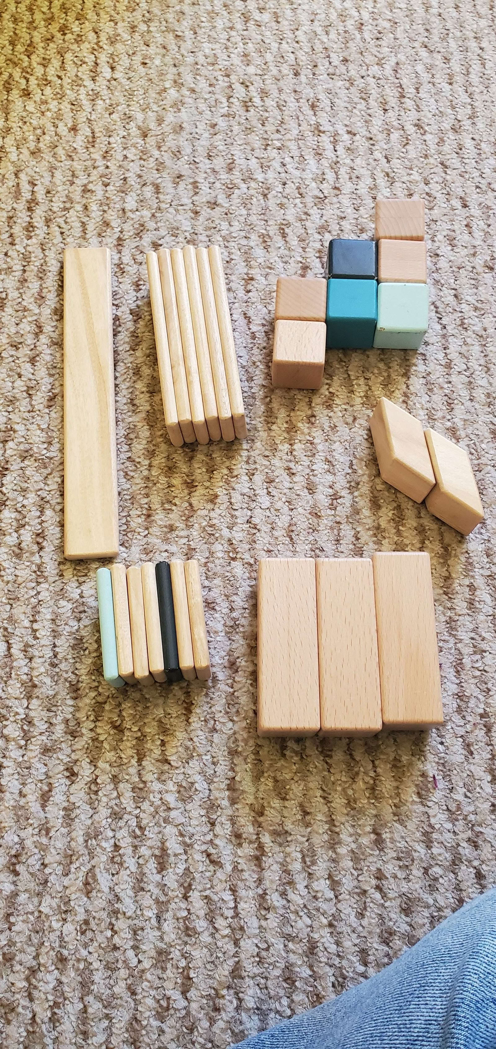 Free: Wooden magnetic building blocks/tiles (Southsea PO4) - Portsmouth ...