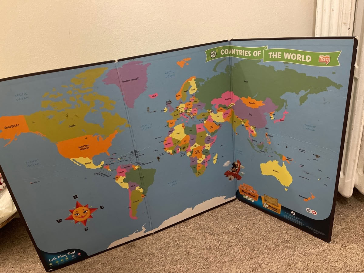 Free: World map (Pages lane N10)