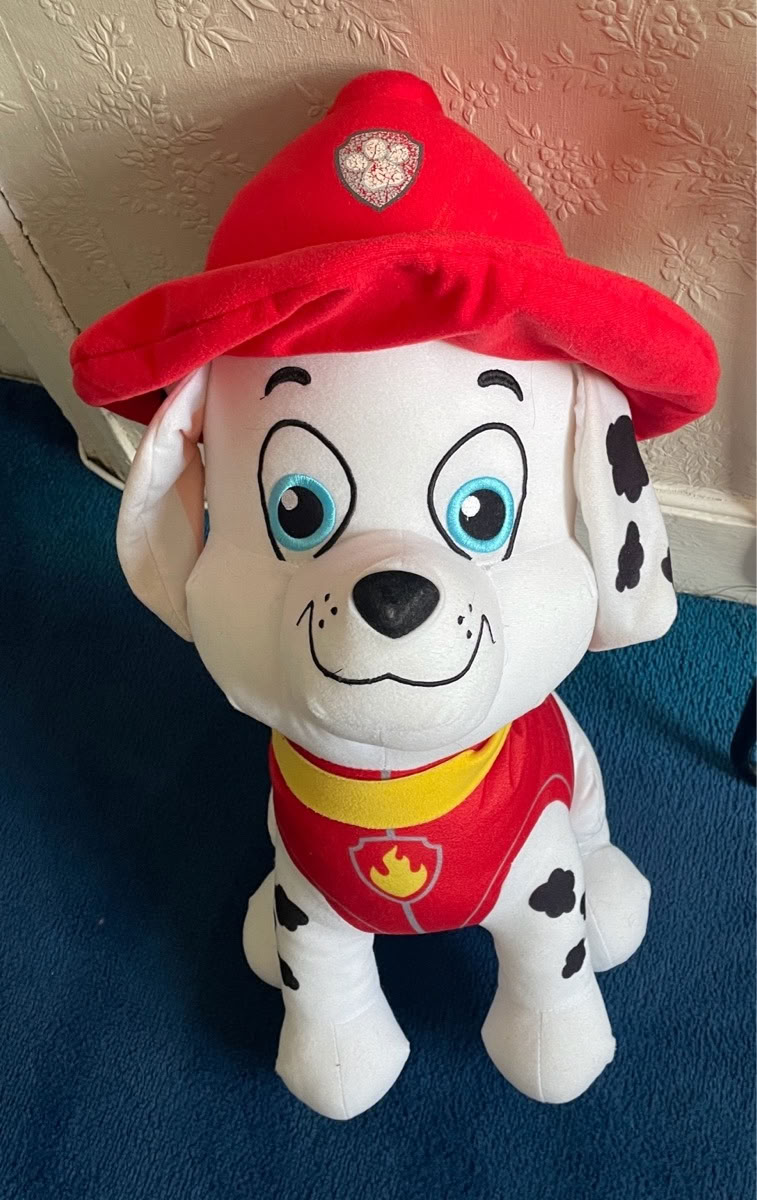 Free: Paw Patrol plush toy (Marshall) (E17)