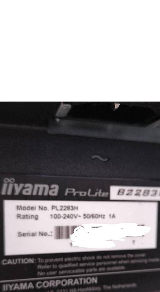 Free: Iiyama 22 inch monitor (Wollaton NG8) - Nottingham Freegle
