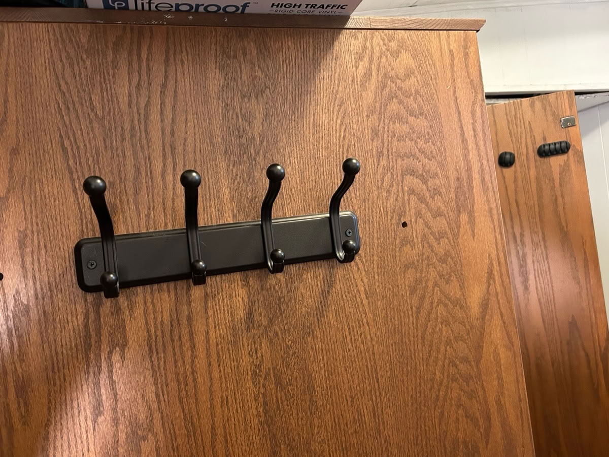 Free: Wood closet 30” x 24” x 76” (Marley)