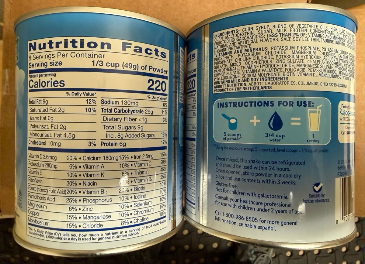 Free: PediaSure Grow and Gain Shake Mix (Valencia Avenue, Sunnyvale)