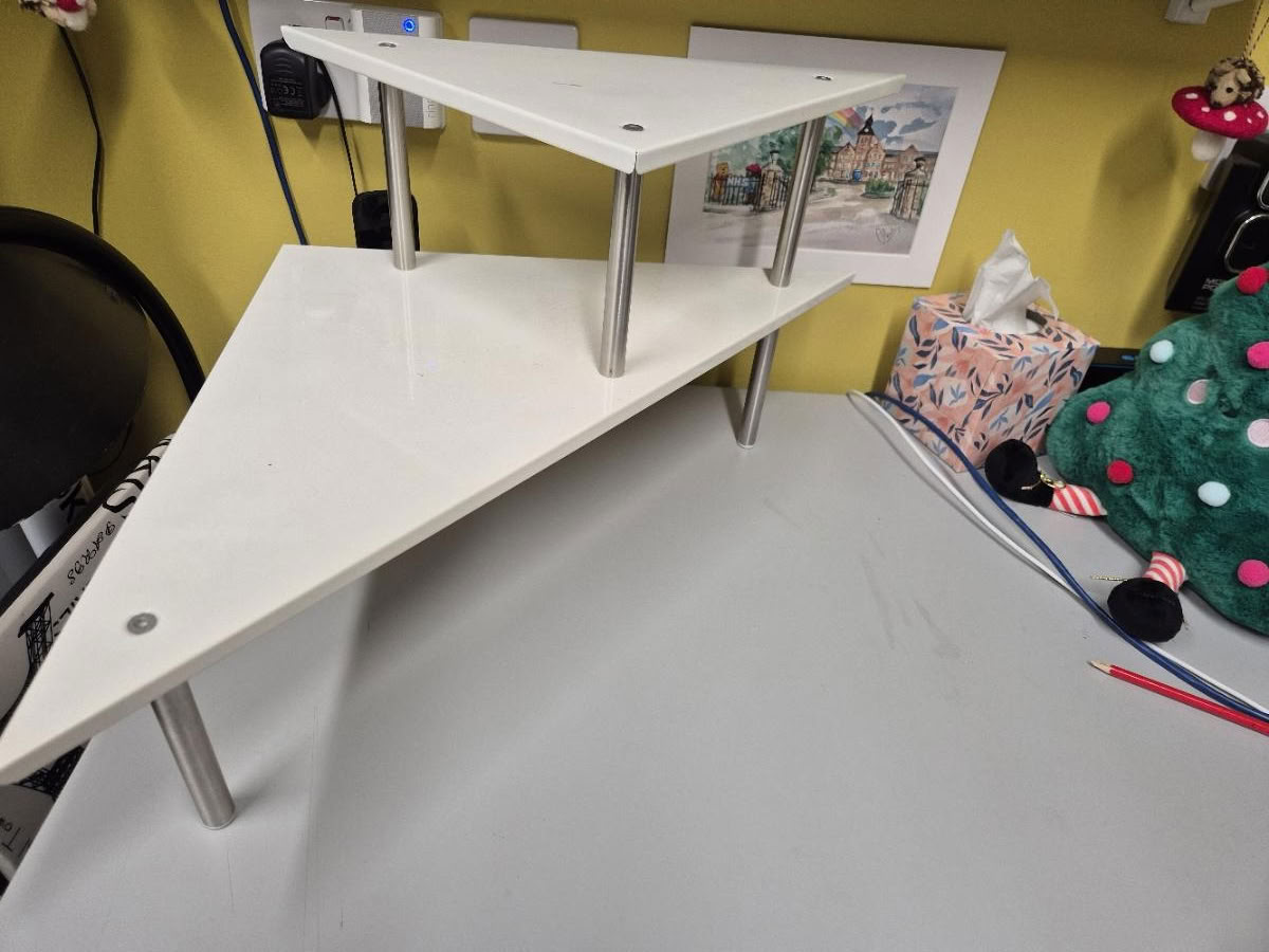 Free: Triangular metal shelves (Heybridge CM9) - Maldon Freegle