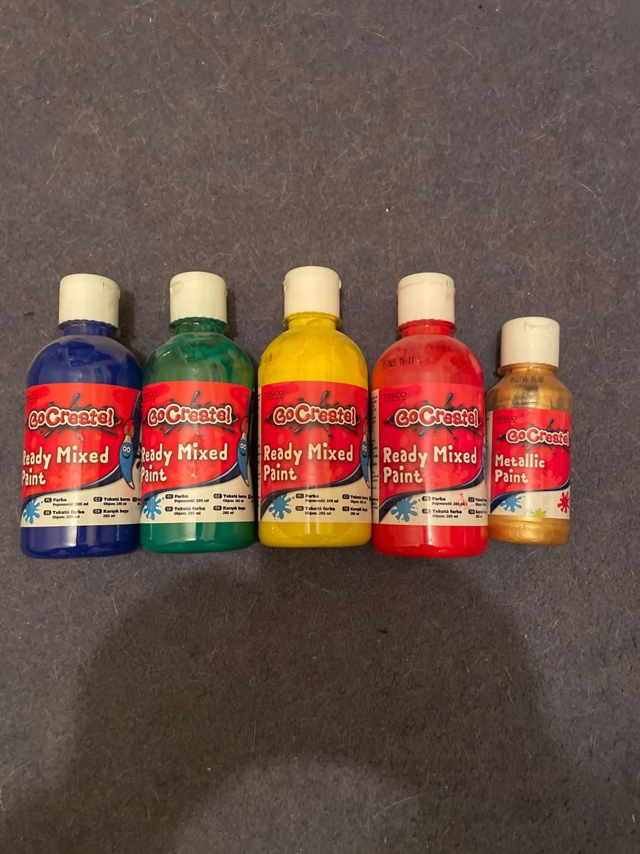 Free: Tesco Gocreate ready mixed paint (Latimer HP5)