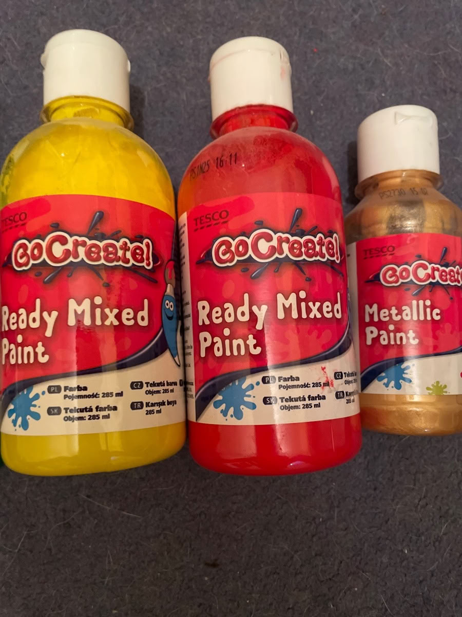 Free: Tesco Gocreate ready mixed paint (Latimer HP5)