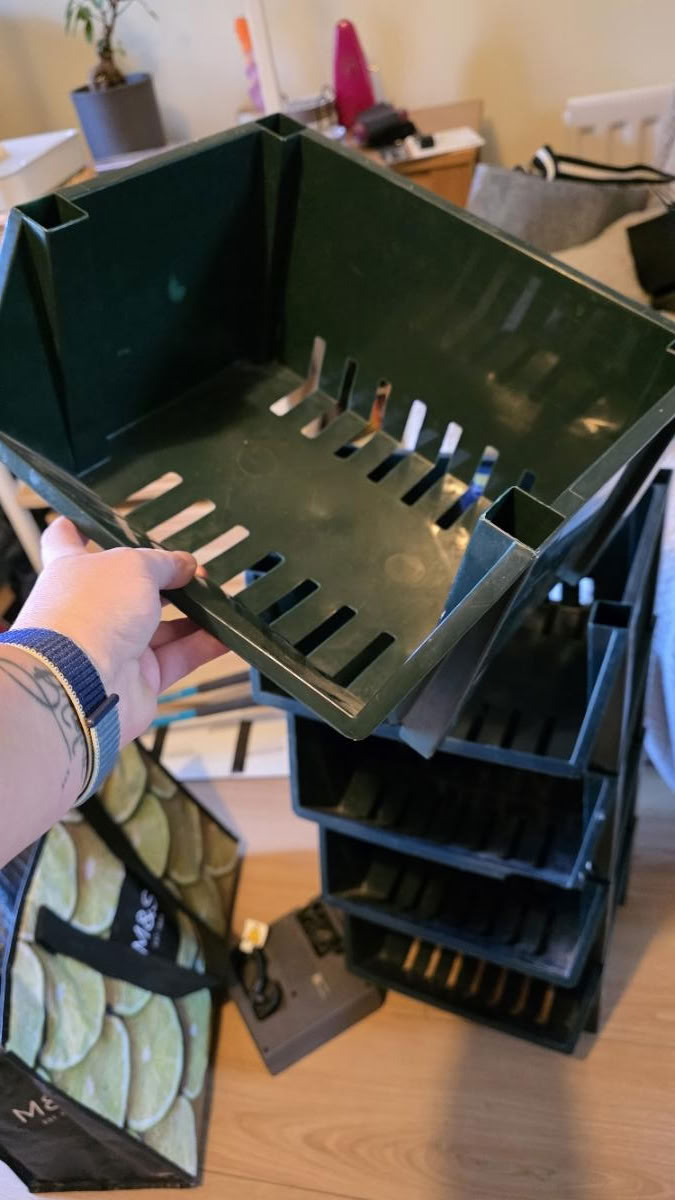 Free: 5 stacking containers (Emsworth PO10) - Havant Freegle