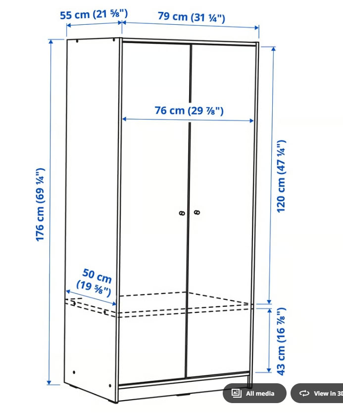 Free: Double Door Wardrobe (Bispham FY2)