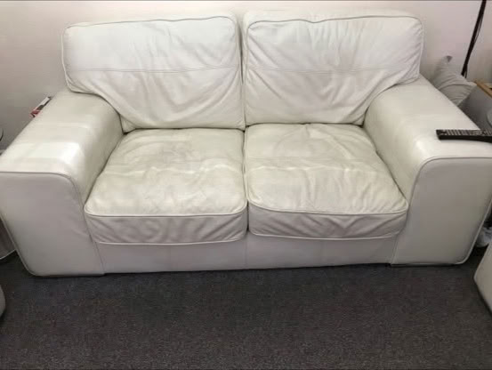 Free: Leather sofa (Lewsey farm luton LU4) - Luton Freegle