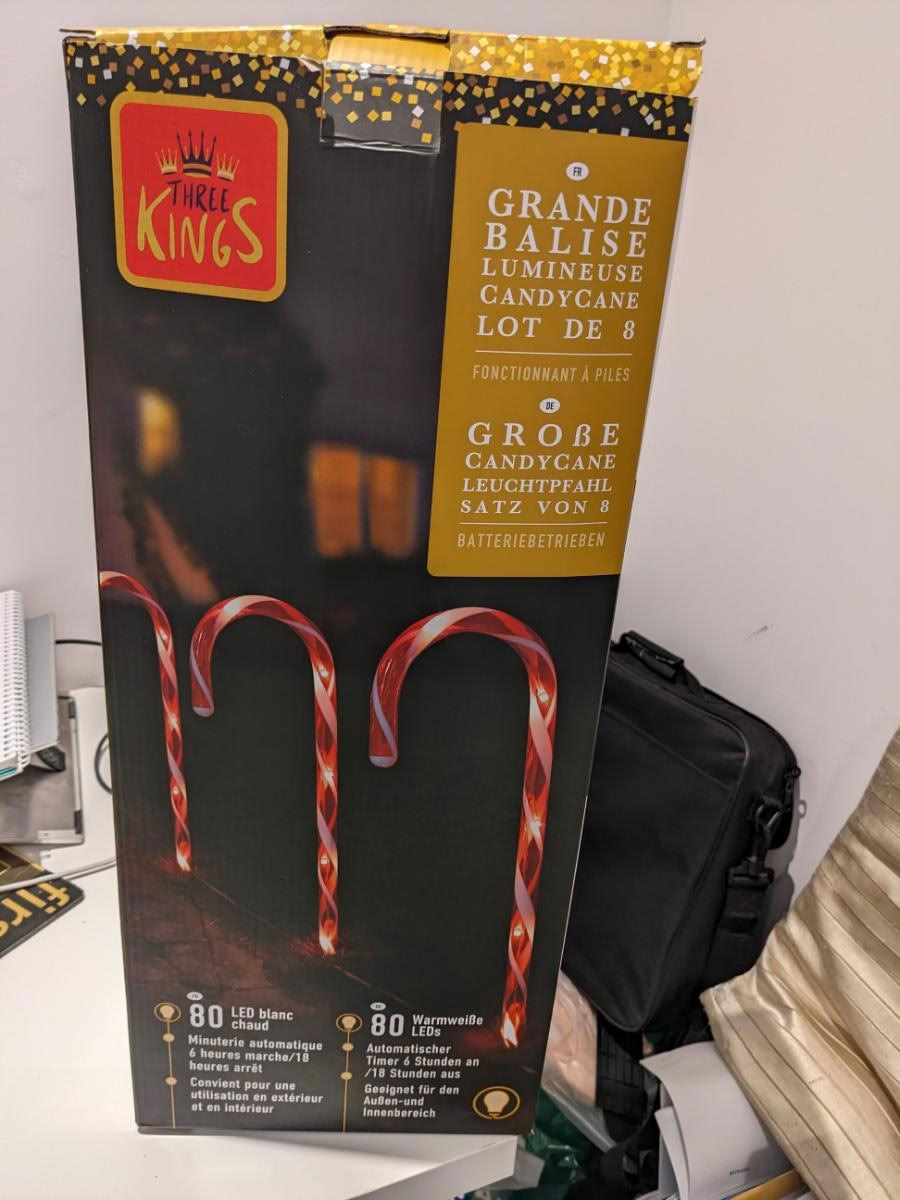 Free: Candy canes - Xmas decorative light (Tingley, Leeds/wakey WF3 ...