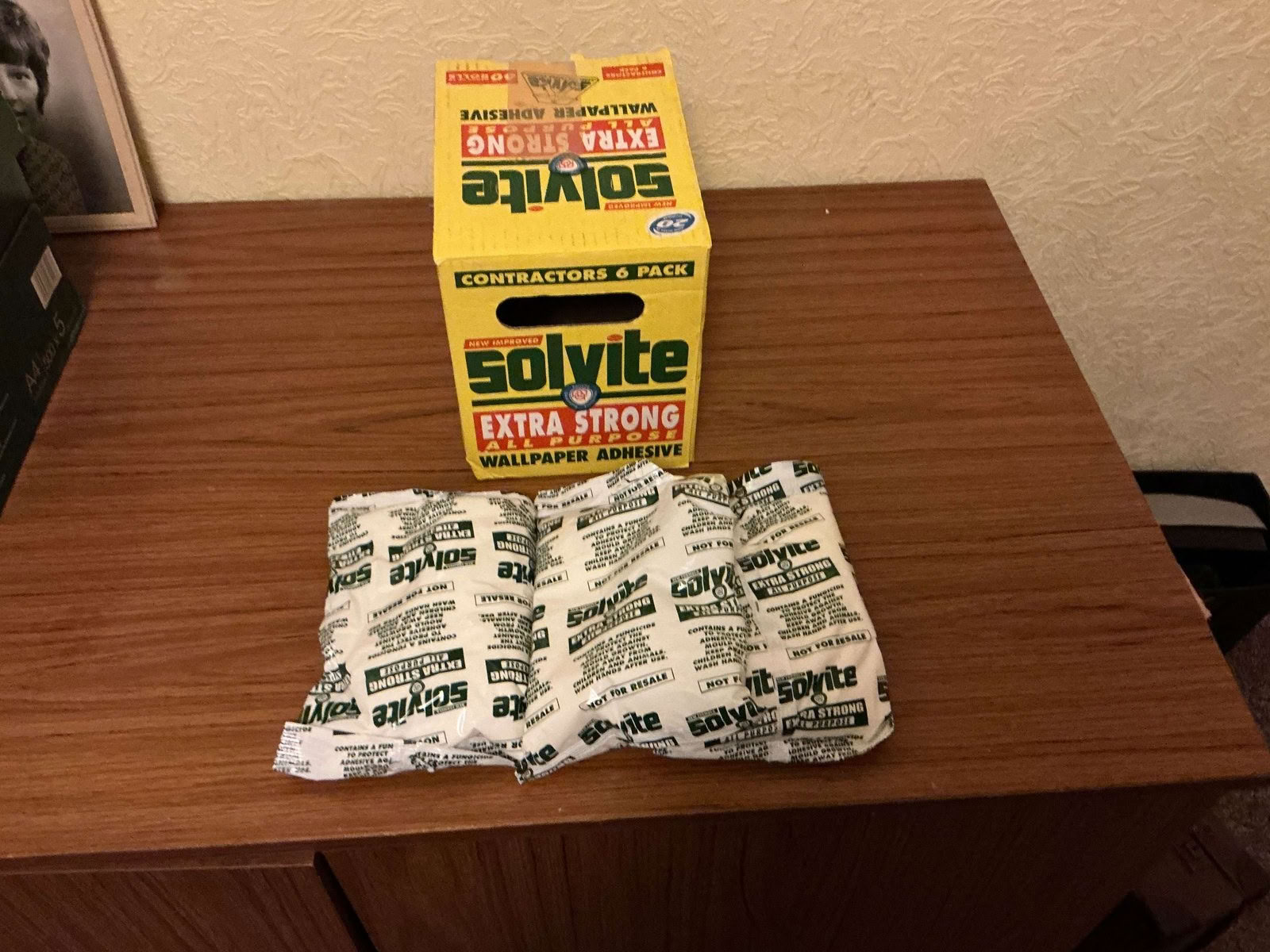 Free: Wall Paper Paste - Solvite extra strong (Oadby Lodge Farm LE2 ...