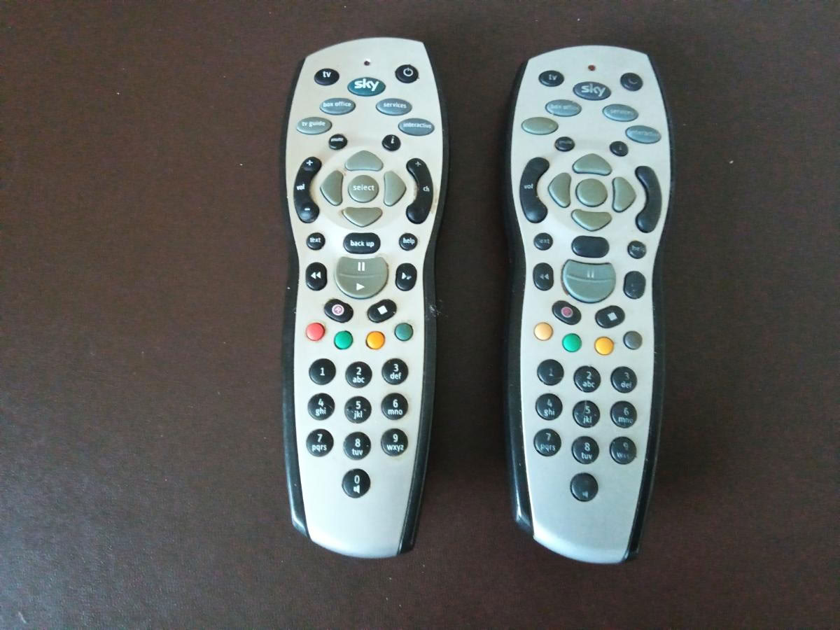 Free: Two Sky remote controls (Beauchief, S8) - Sheffield Freegle