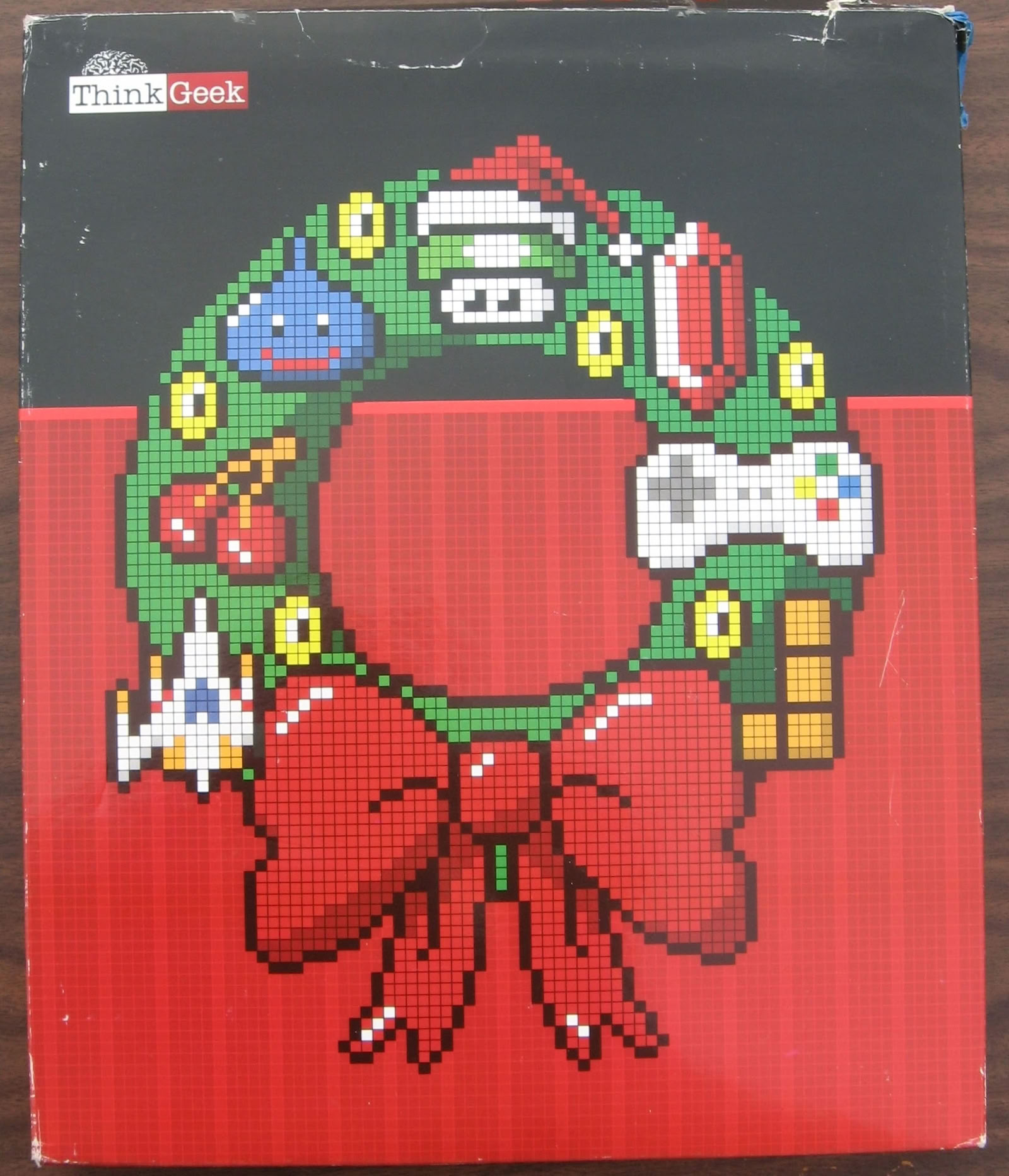 Free: ThinkGeek 8 bit holiday wreath (castro valley)
