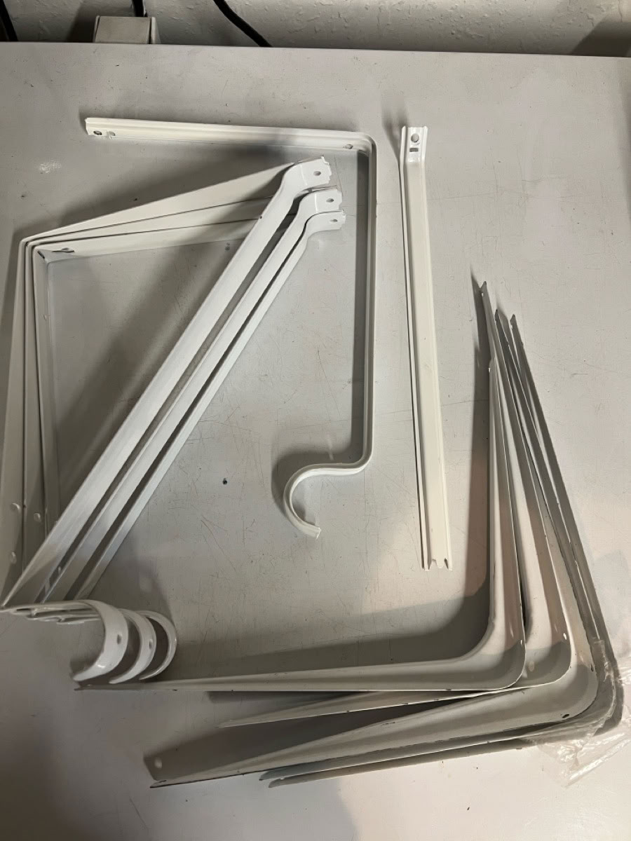 Free: Assorted shelving brackets (Sunnyvale - Ponderosa Park ...