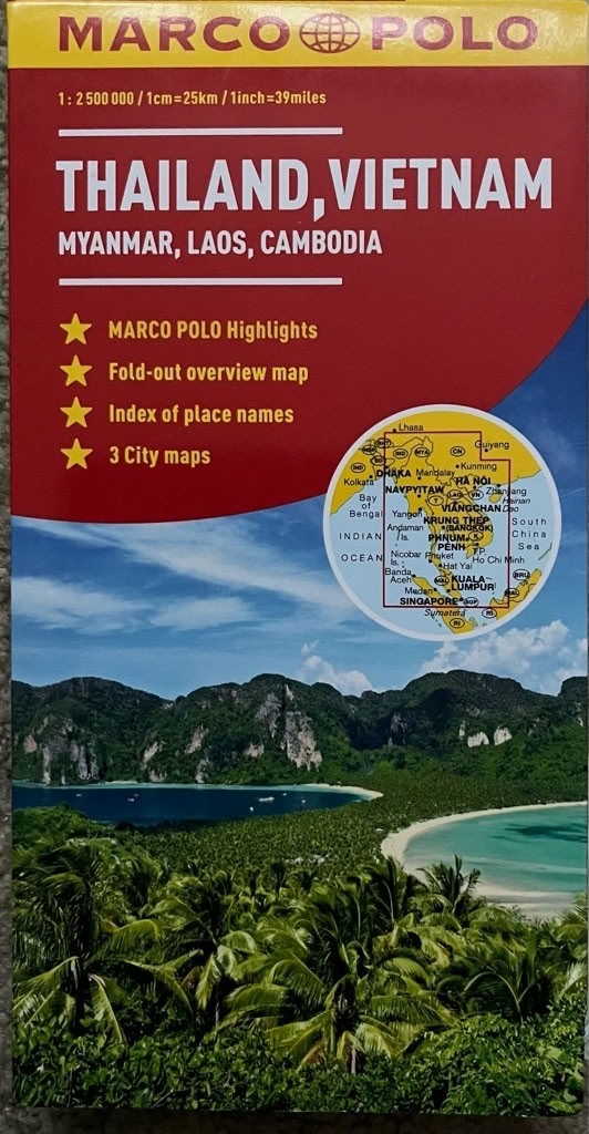 Free: Map of south east Asia (Strood ME2) - Medway Freegle