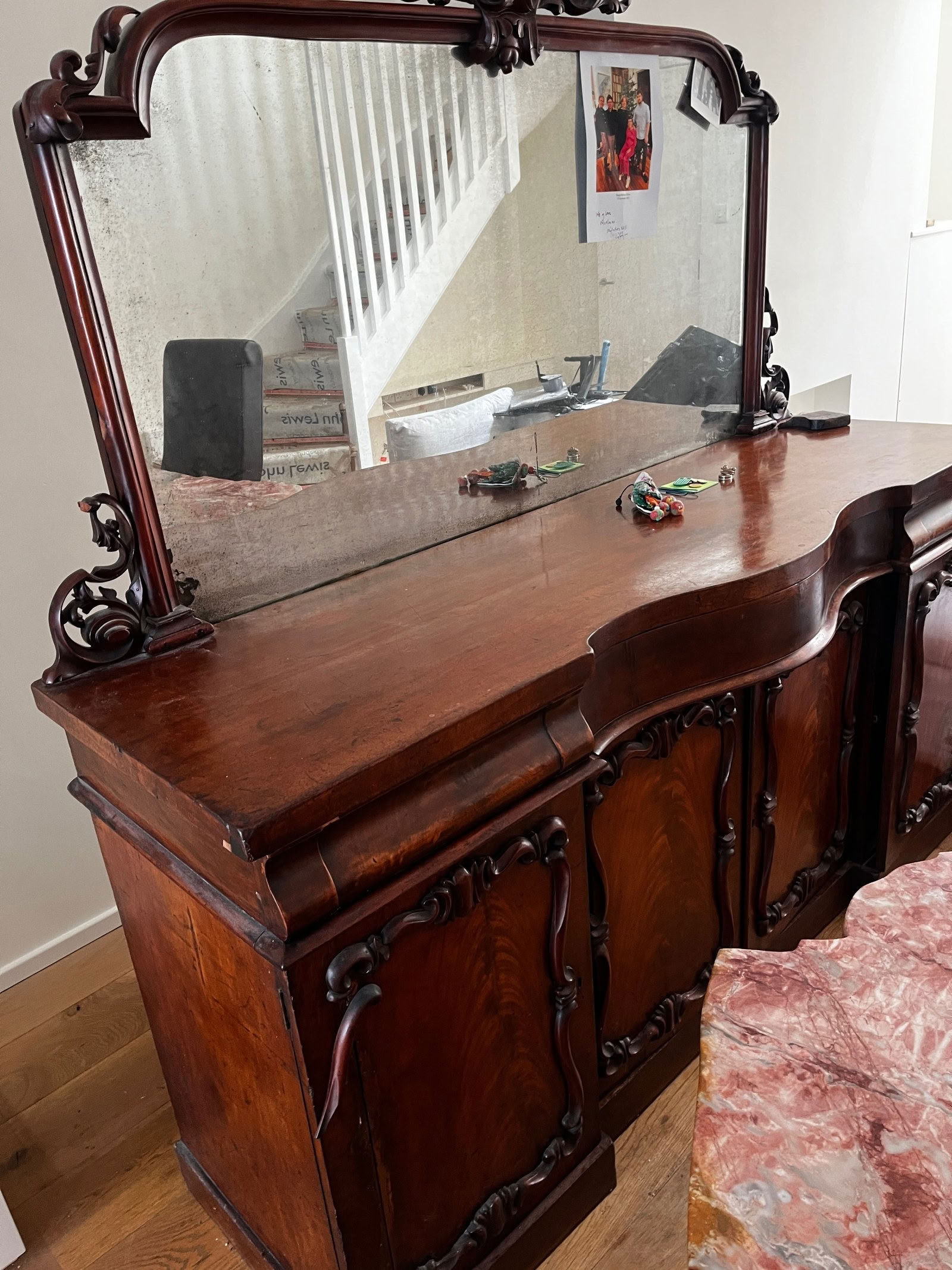 Free: side board with large mirror (Holland Park W11) - Kensington and ...