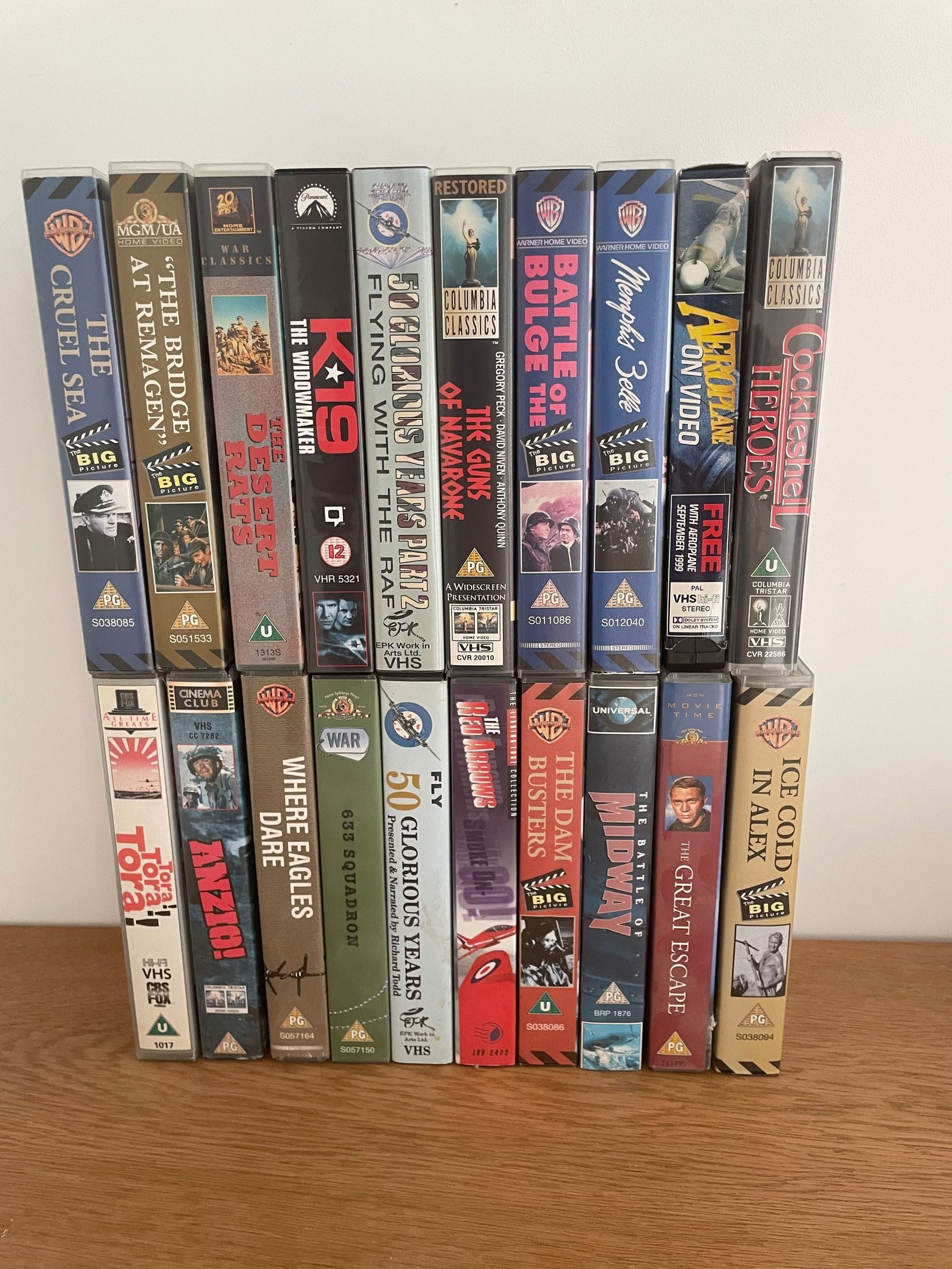 Free: Classic War Films on video (Penn HP10) - High Wycombe Freegle