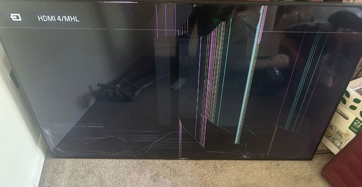 Free: 65” Sony Bravia, with Remote-faulty (Harrow)
