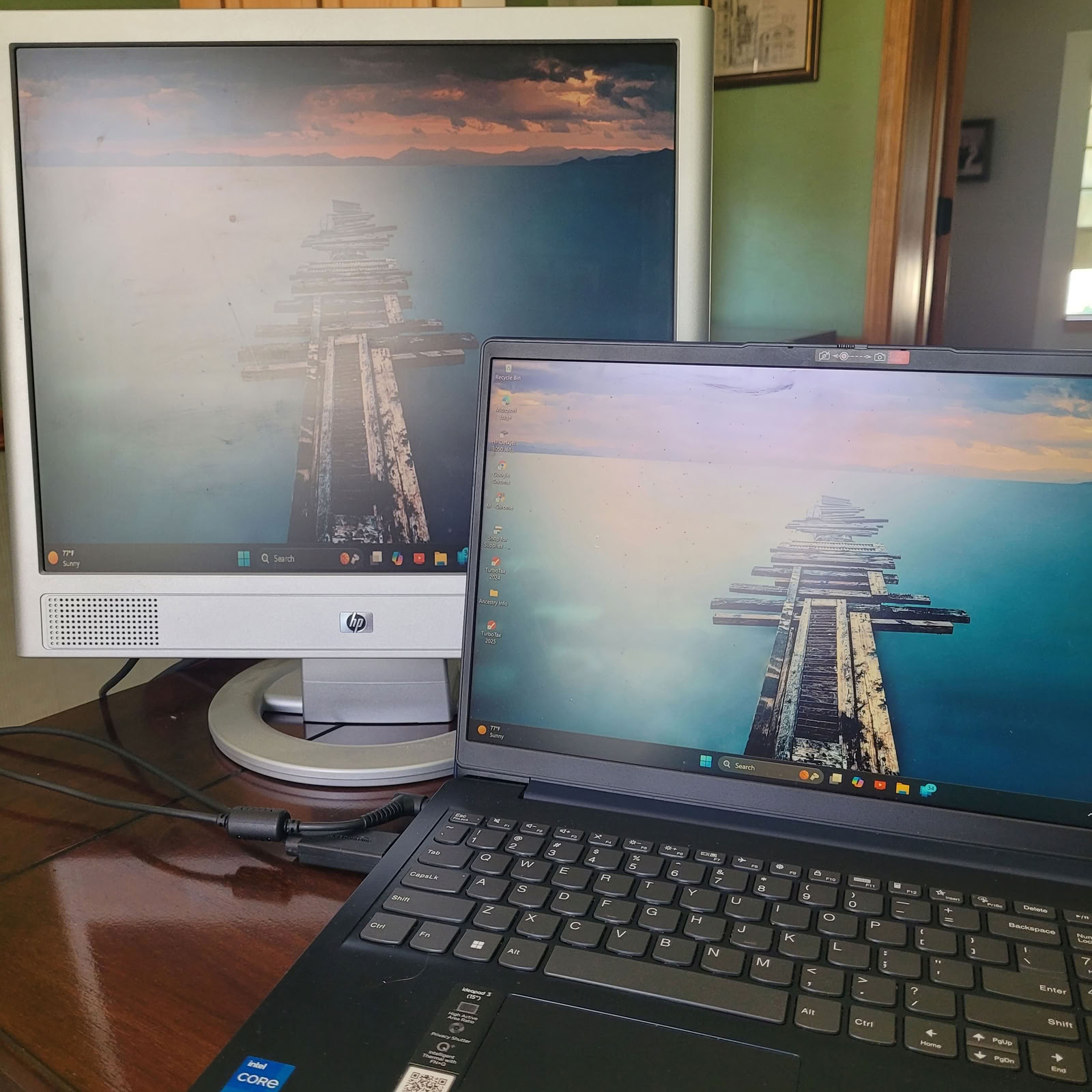 Free: HP vs17 Monitor (East side of STC near Langum)