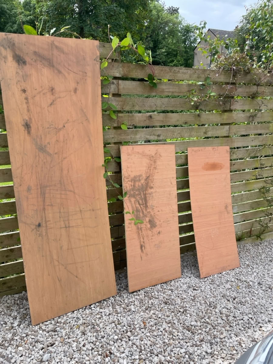 Free: Plywood sheets (LA11 Kents Bank)